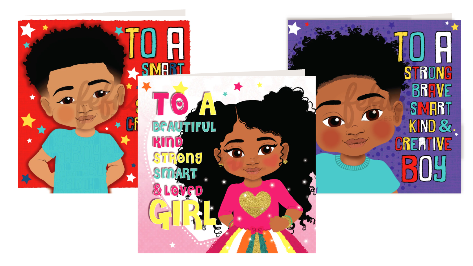 Afro-Asian, Blasian, Mixed Race & Dual Heritage Children Fefus Designs